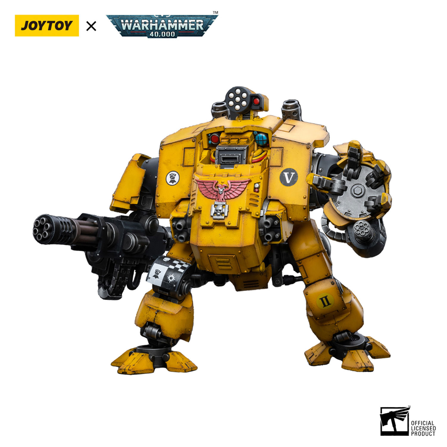 JoyToy Warhammer 40k Imperial Fists Redemptor Dreadnought