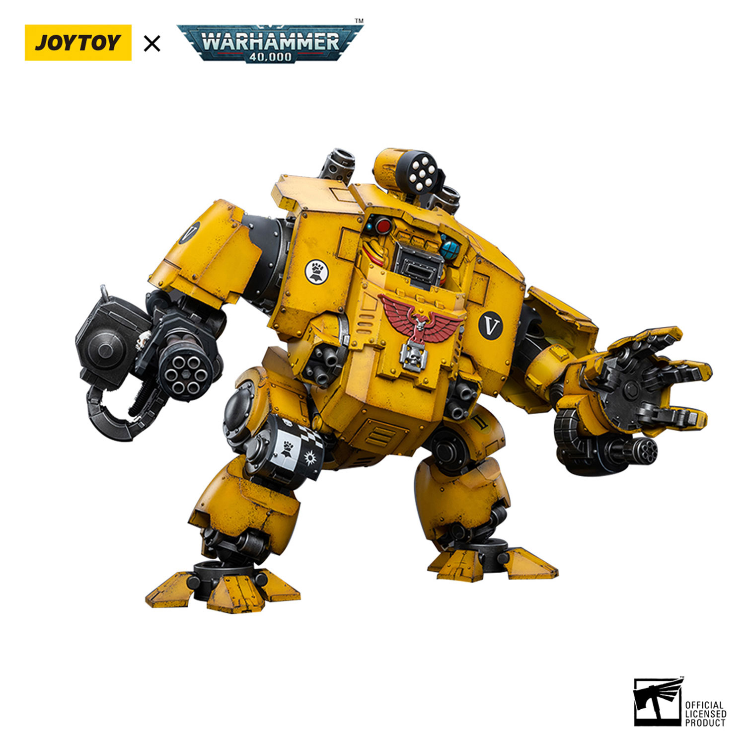 JoyToy Warhammer 40k Imperial Fists Redemptor Dreadnought
