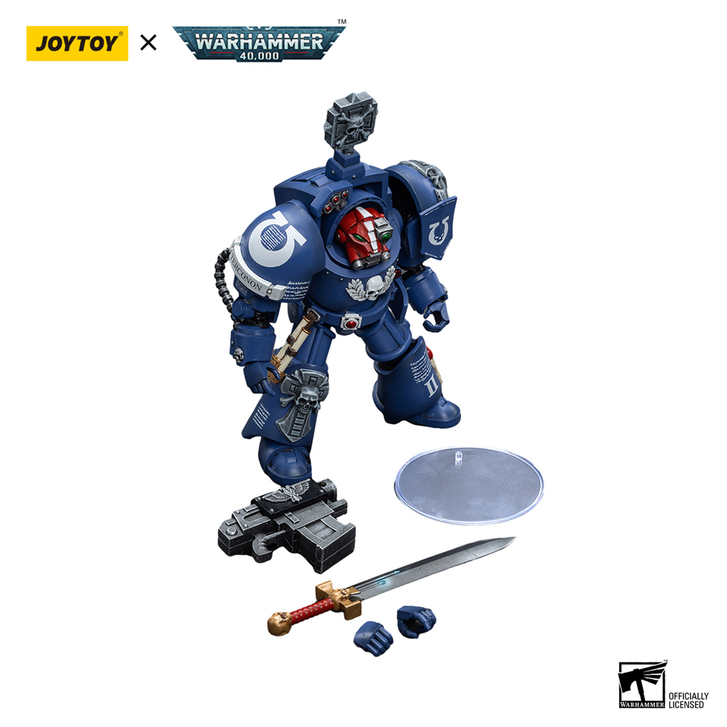 Joytoy Warhammer 40k Ultramarines Terminators Sergeant Terconon