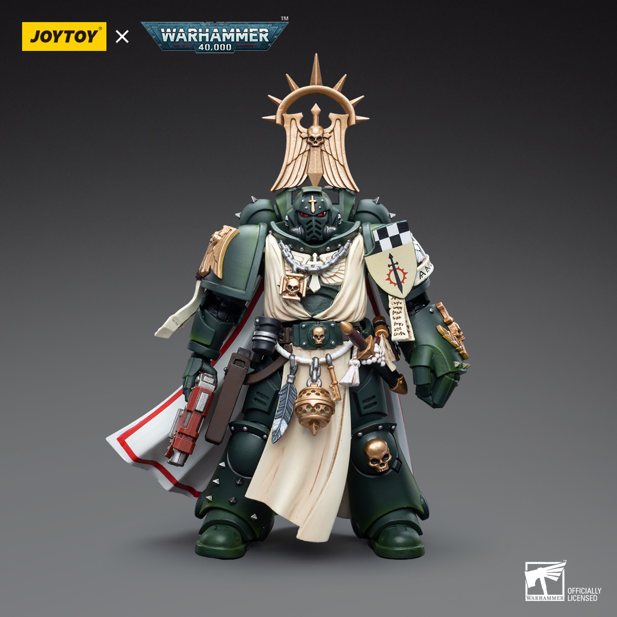 JoyToy Warhammer 40k Dark Angels Master with Power Fist