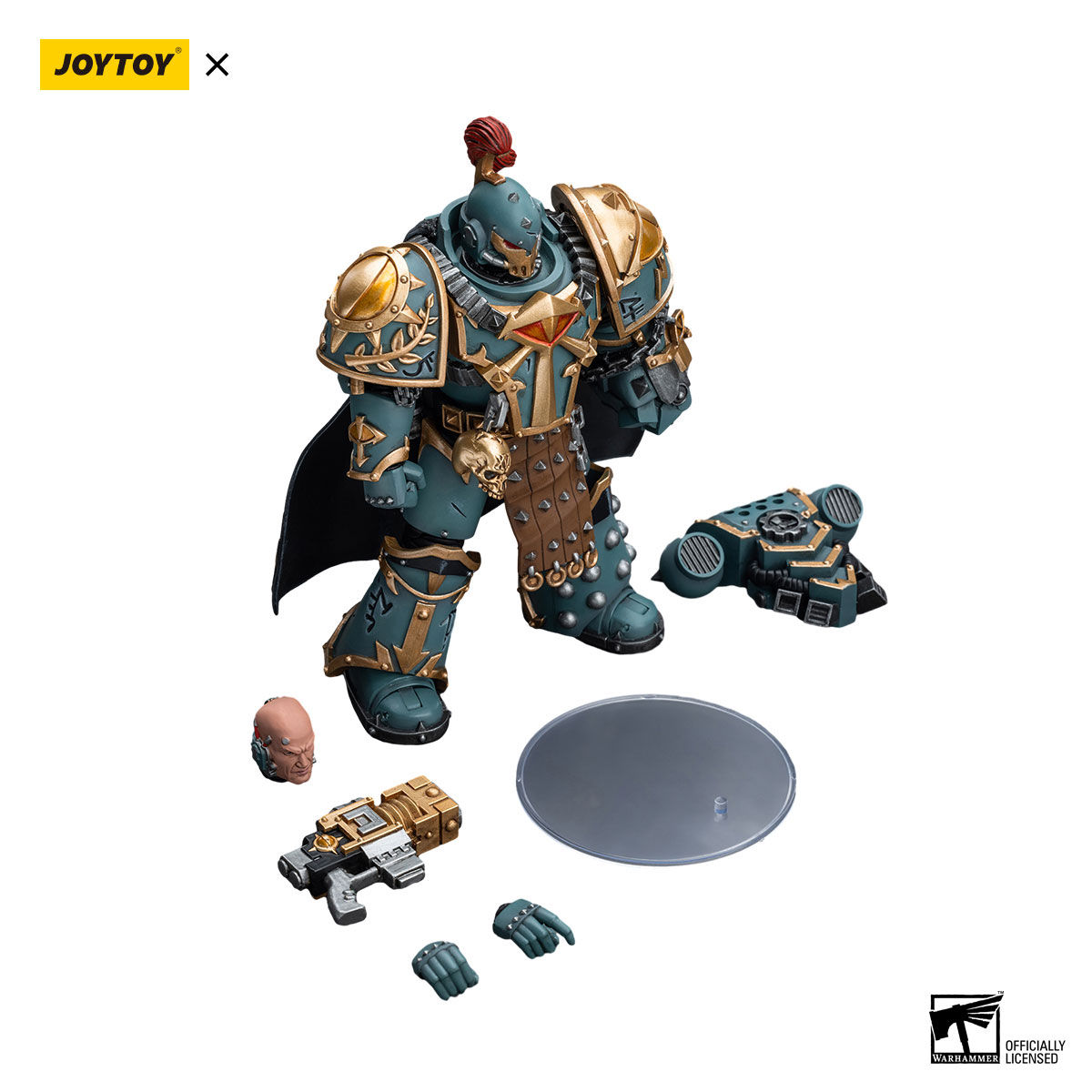 JOYTOY x WARHAMMER 30k Sons of Horus Legion Praetor with Power Fist