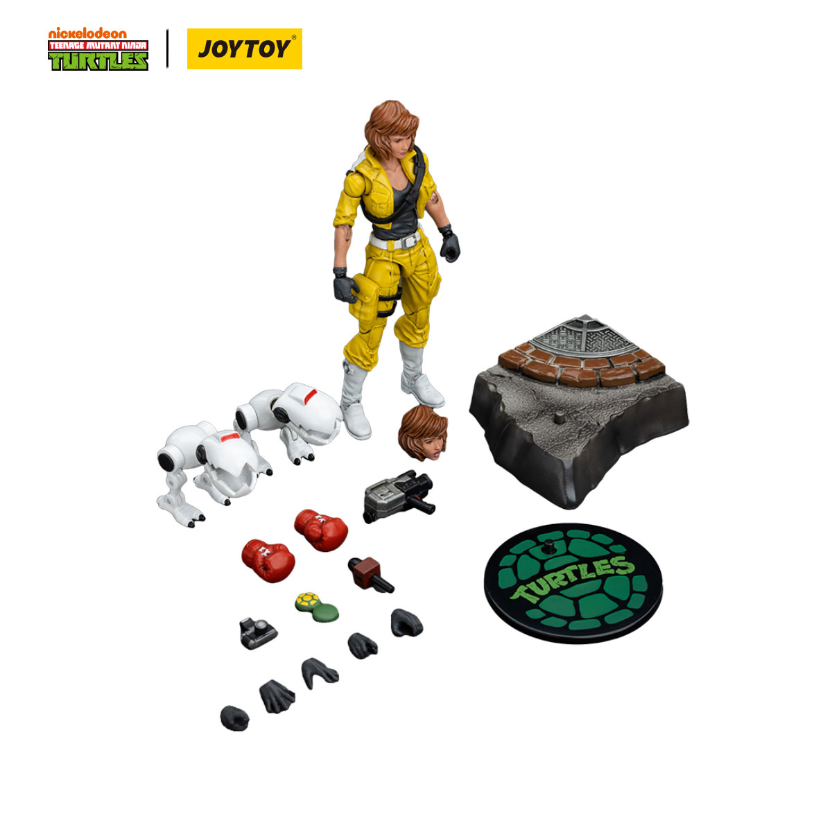 Joytoy Tmnt April Oneil Aciton Figure
