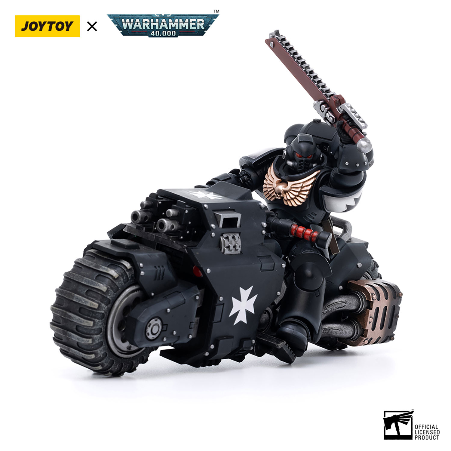 JoyToy Warhammer 40K Space Marines Black Templars Outriders