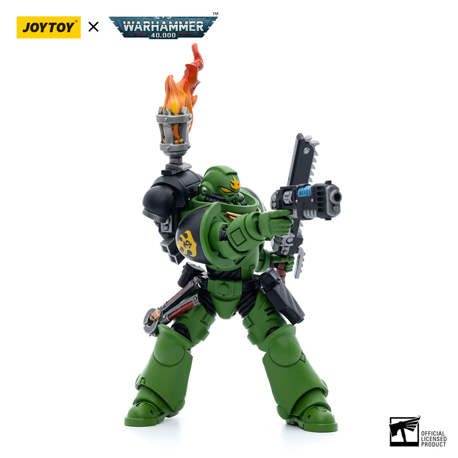 JoyToy Warhammer 40K Salamanders Intercessors Sergeant Tsek'gan