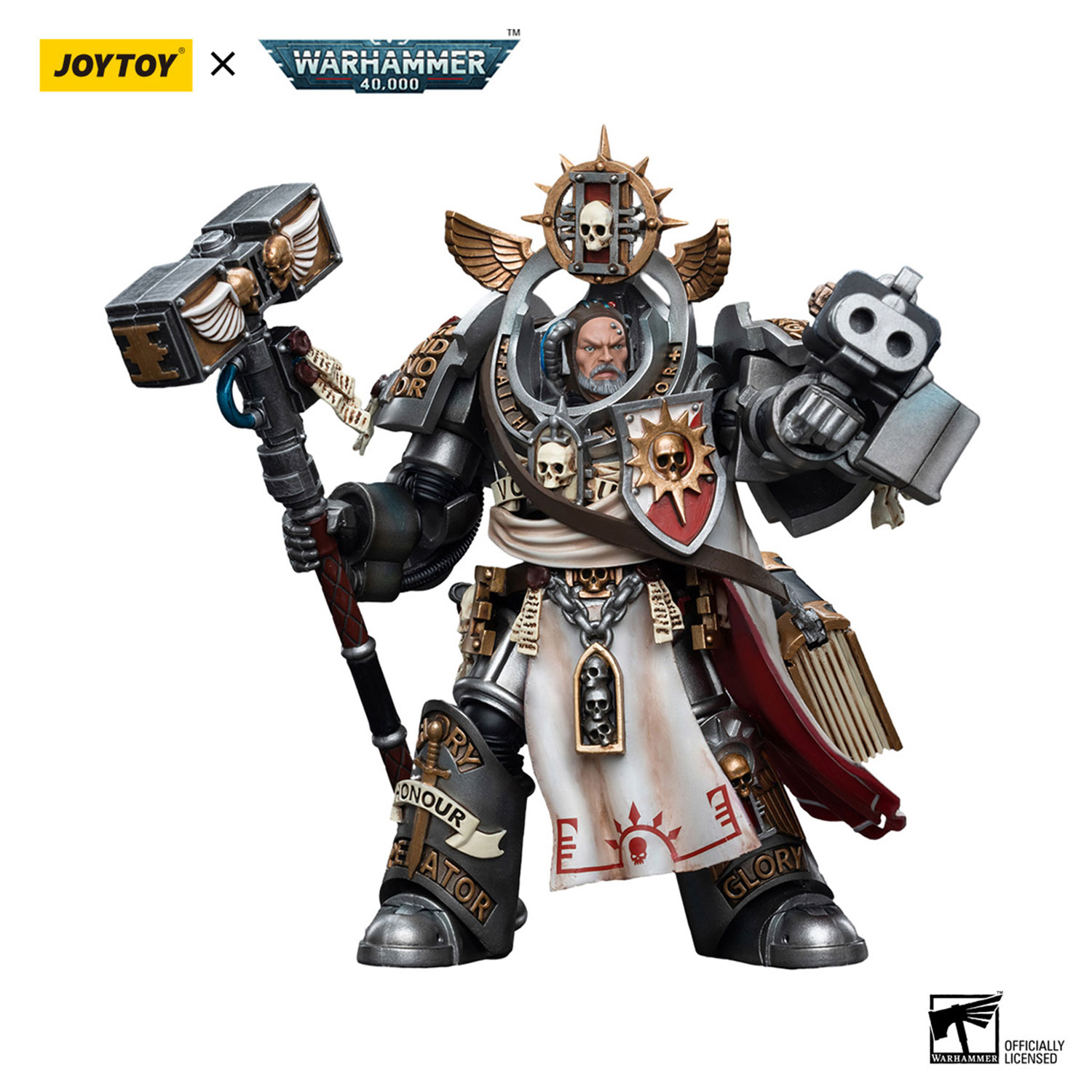 JoyToy Warhammer 40k Grey Knights Grand Master Voldus