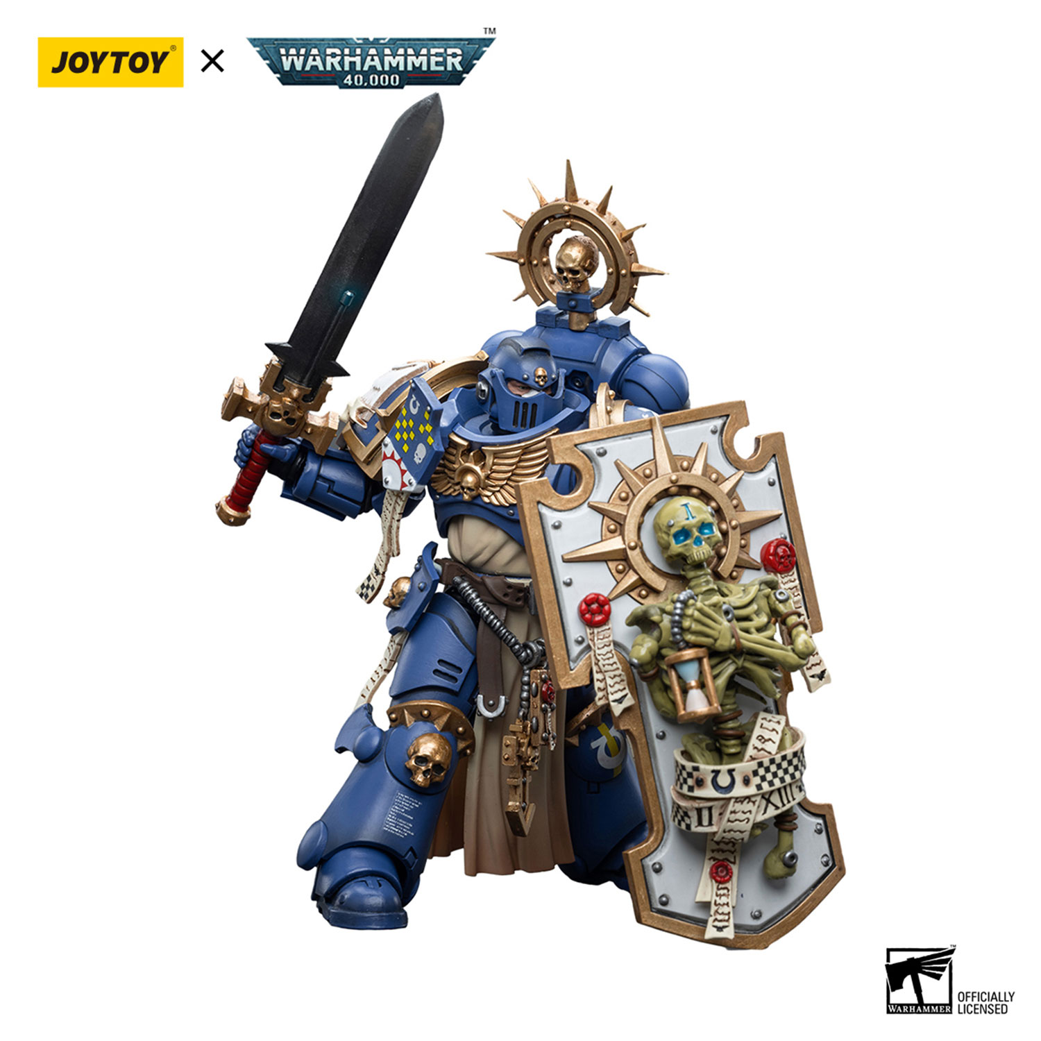 Ultramarines Primaris Captain with Relic Shield and Power Sword