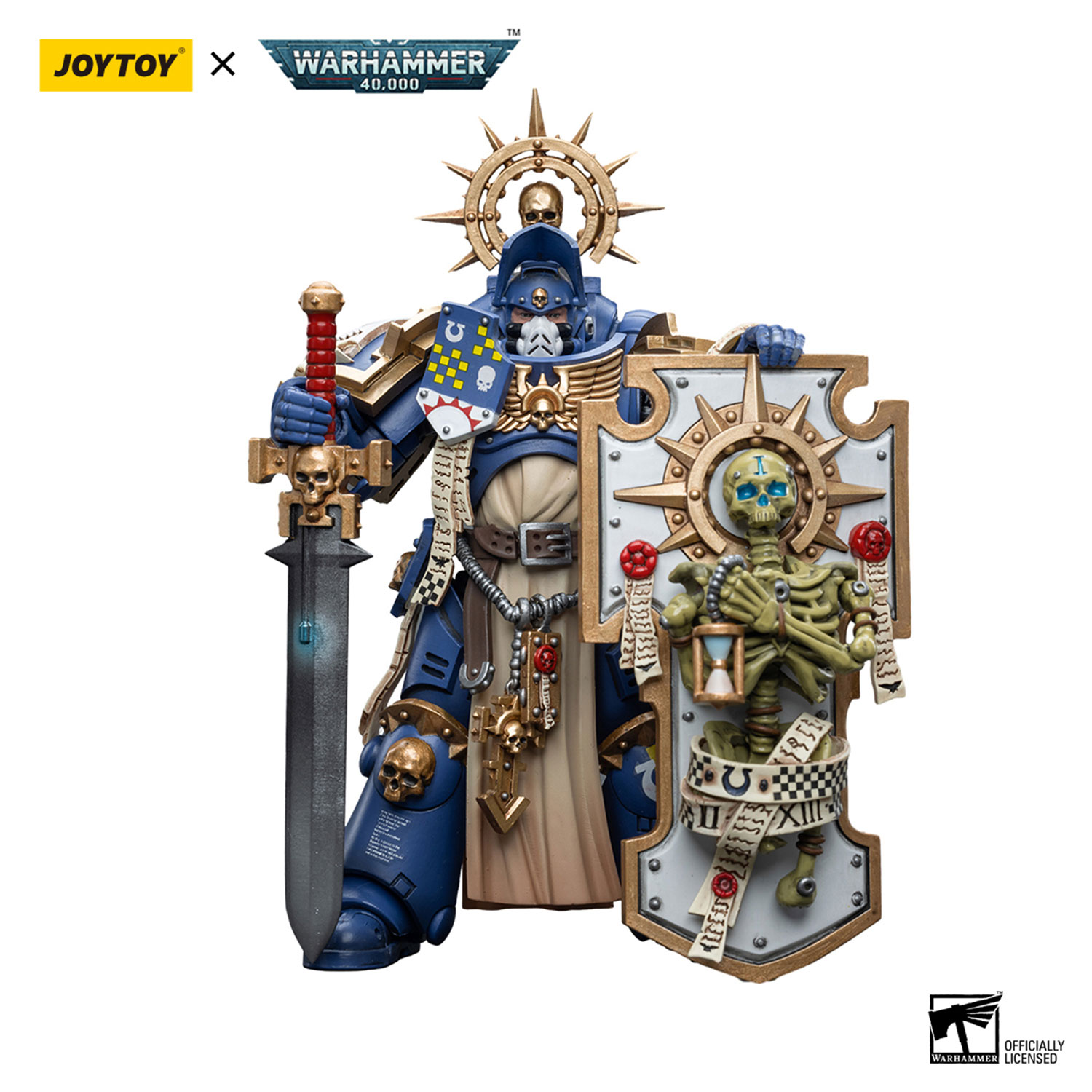 Ultramarines Primaris Captain with Relic Shield and Power Sword