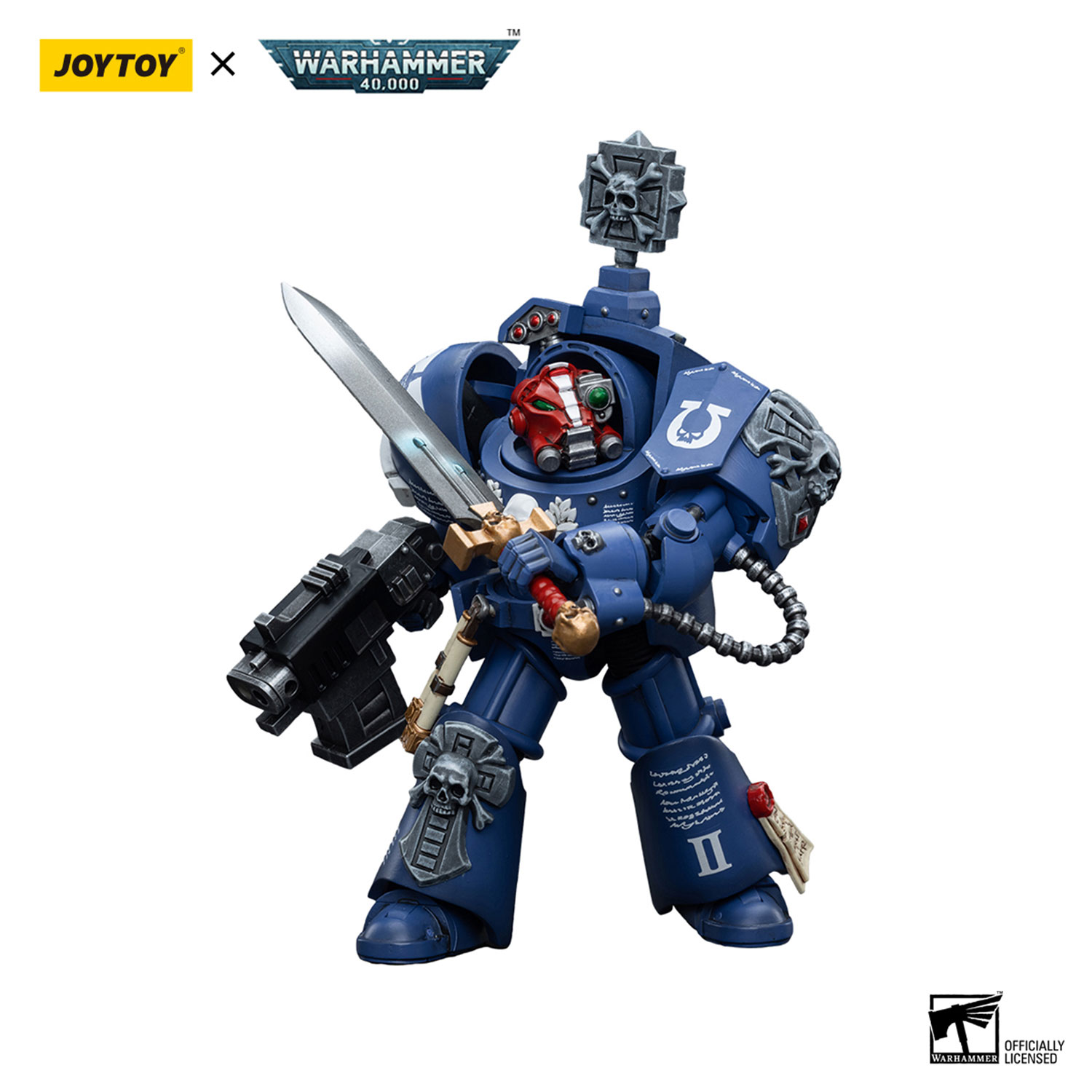 JoyToy Warhammer 40K Ultramarines Terminators Sergeant Terconon