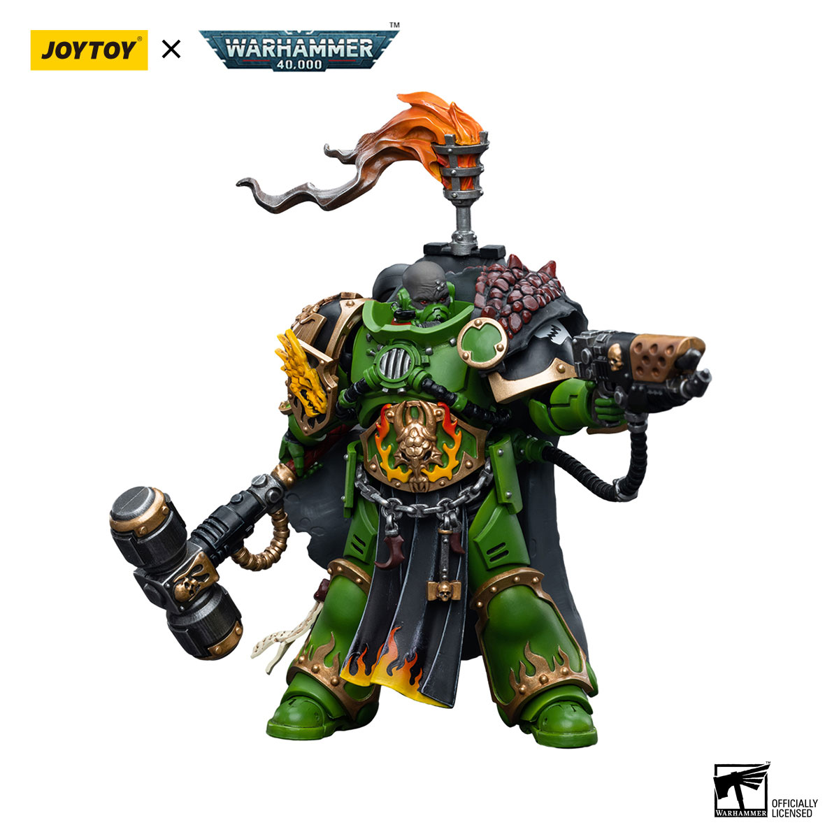 JoyToy Warhammer 40K Salamanders Captain Adrax Agatone