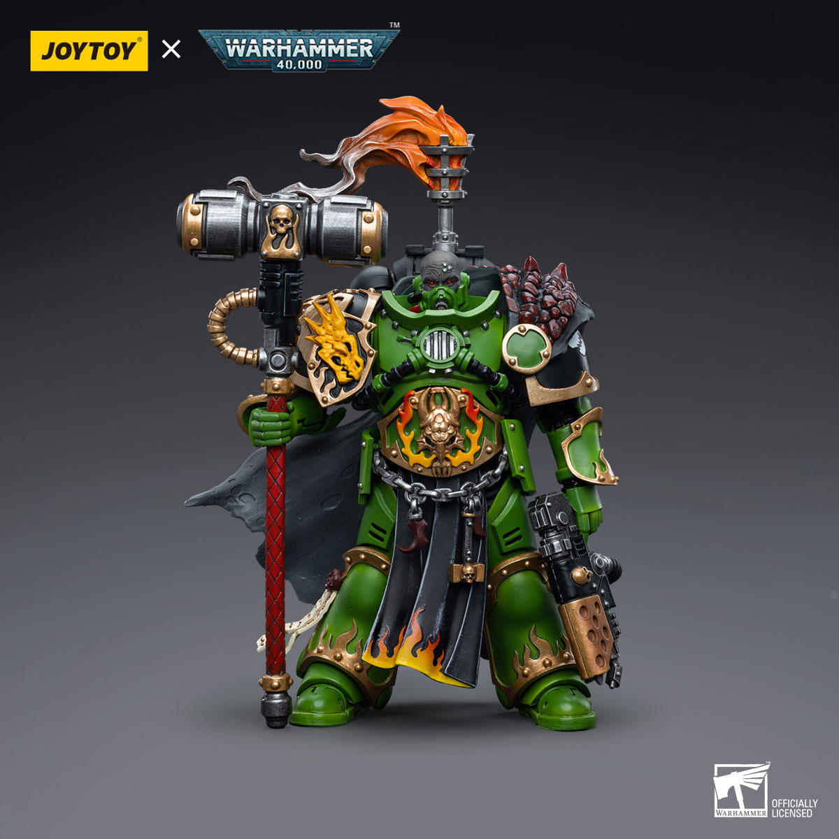JoyToy Warhammer 40K Salamanders Captain Adrax Agatone