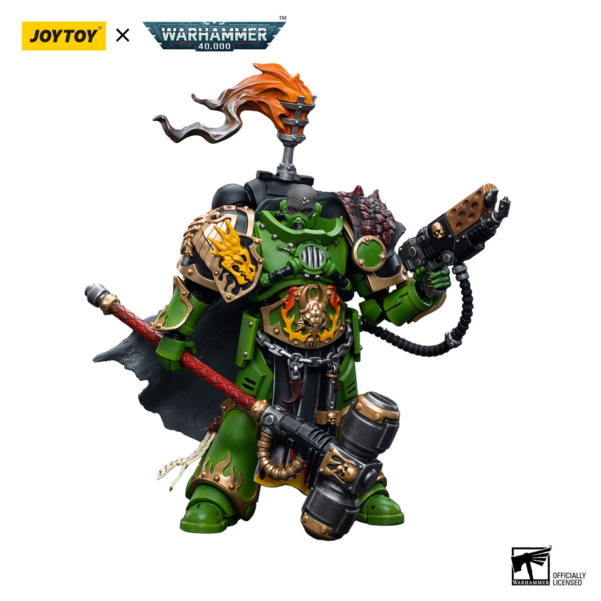 JoyToy Warhammer 40K Salamanders Captain Adrax Agatone