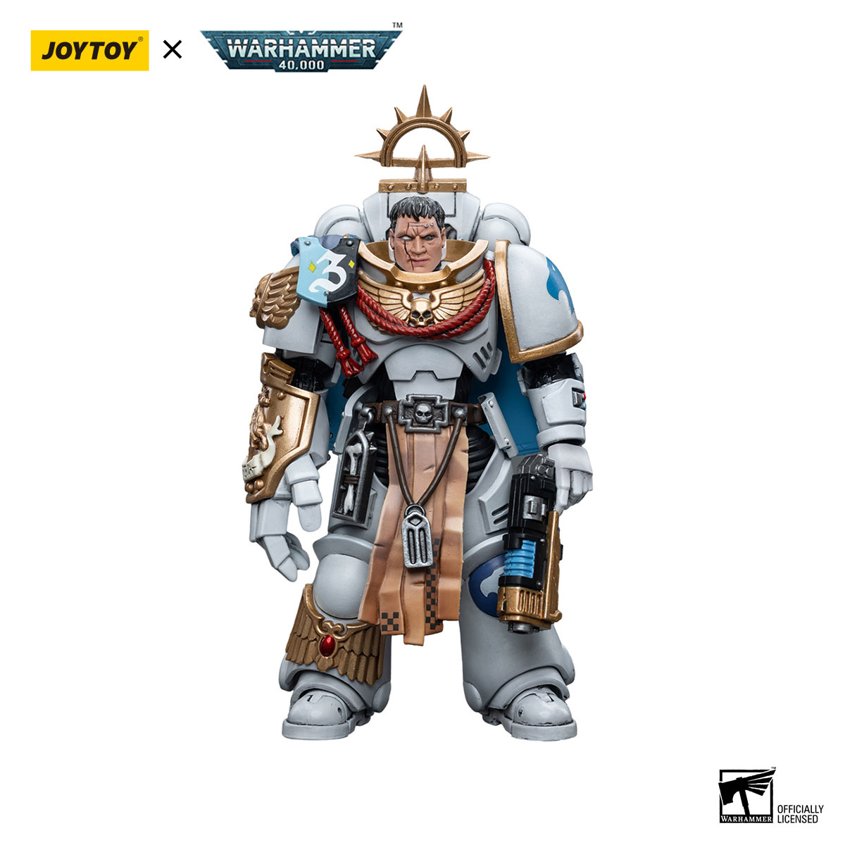 JoyToy Warhammer 40K Space Marines White Consuls Captain Messinius
