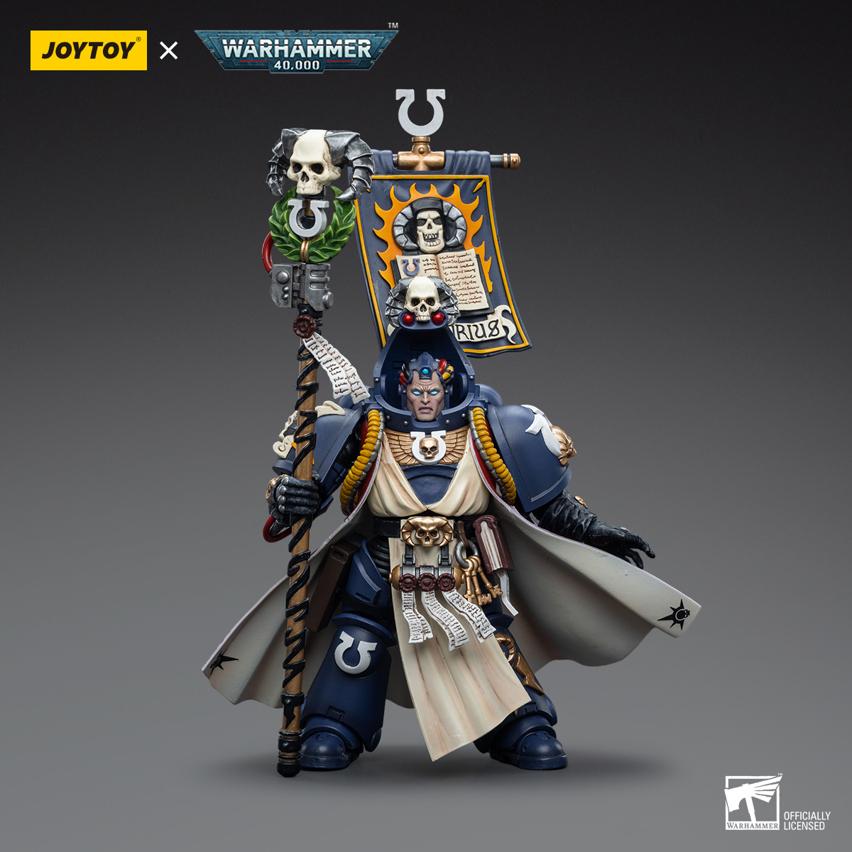 JoyToy Warhammer 40k Ultramarines Chief Librarian Tigurius