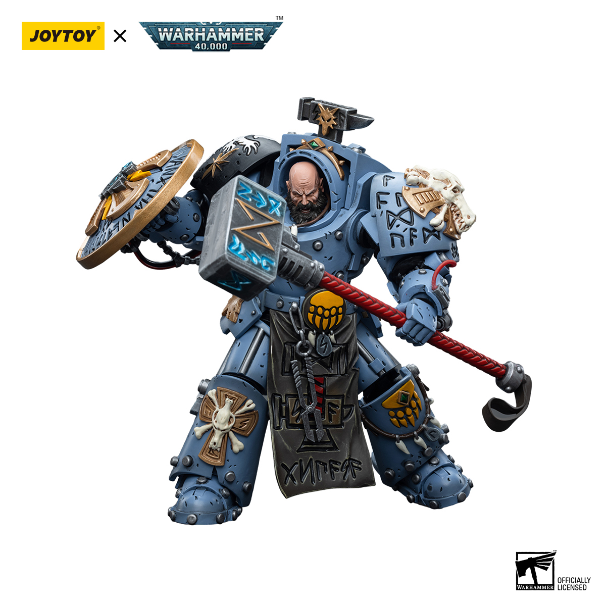 JoyToy Warhammer 40K Space Wolves Arjac Rockfist