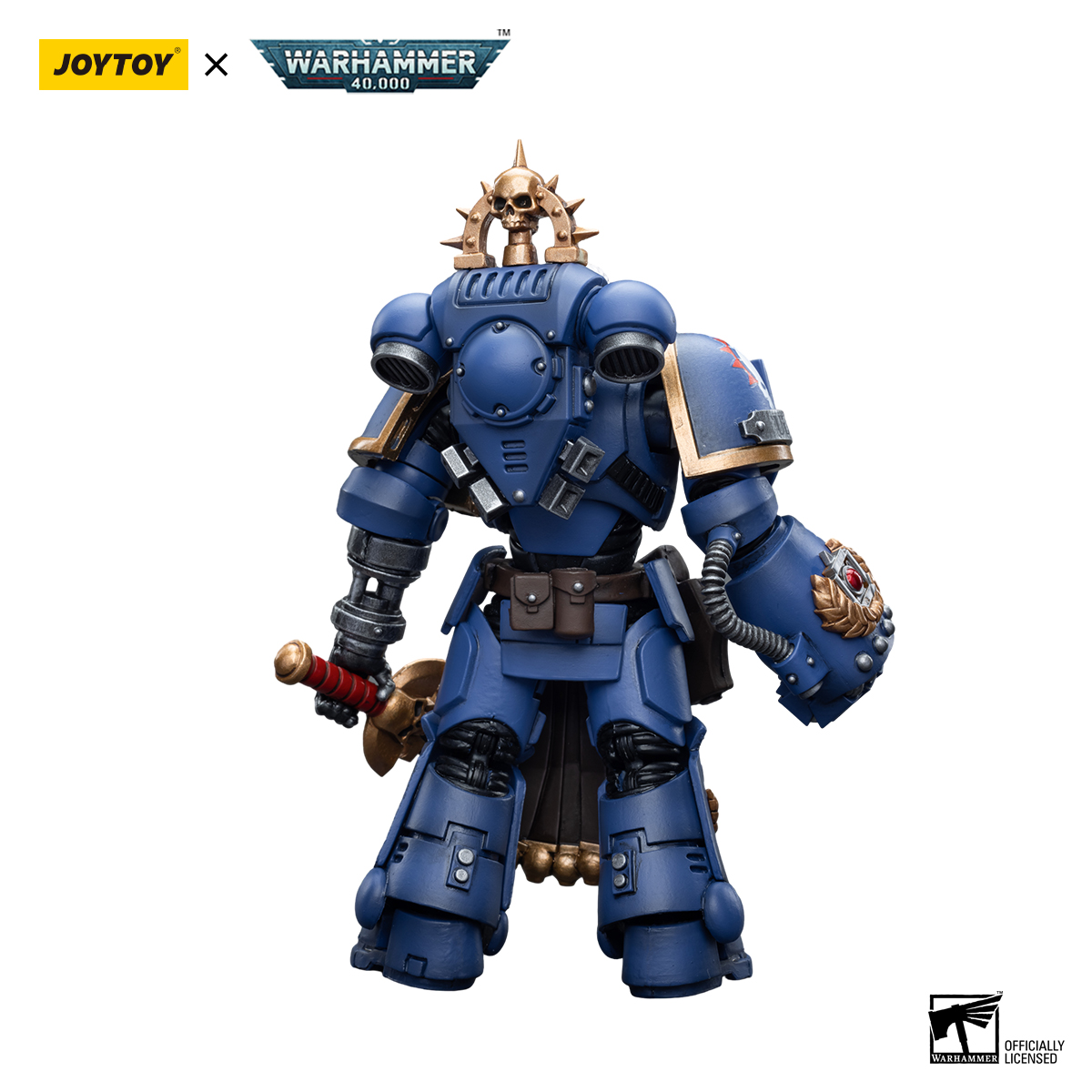 JoyToy Warhammer 40K Ultramarines Lieutenant with Power Fist
