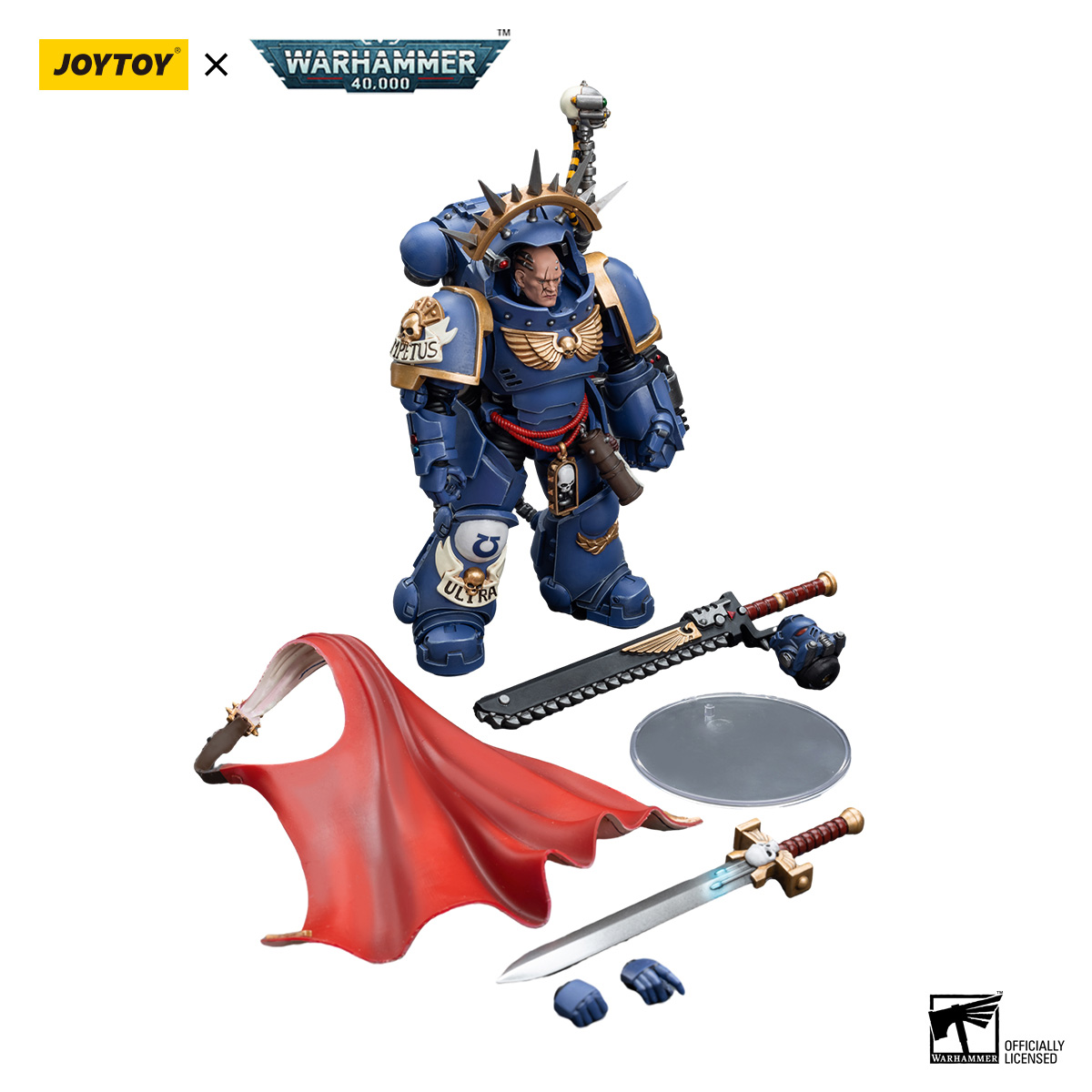 JoyToy Warhammer 40k Ultramarines Captain in Gravis Armour