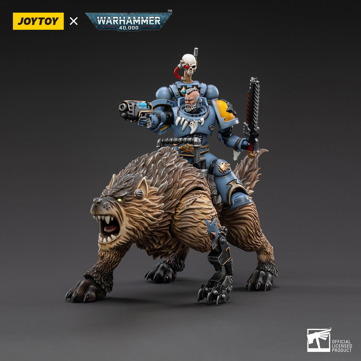 JOYTOY Space Wolves Thunderwolf Cavalry Bjane Action Figure
