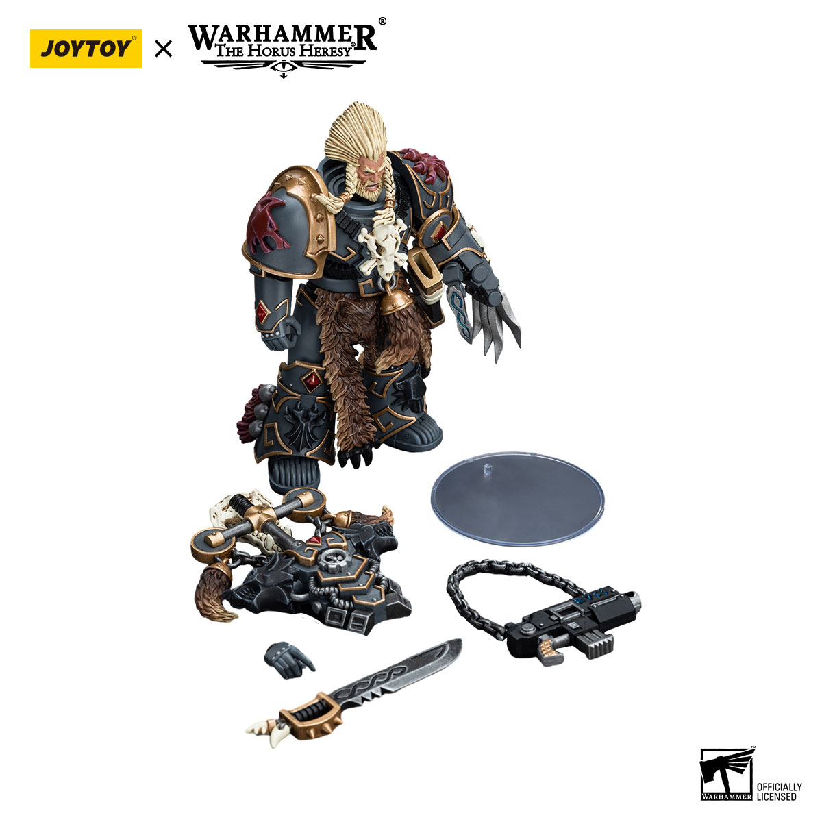 JOYTOY WARHAMMER Space Wolves Geigor Fell-Hand Action Figure