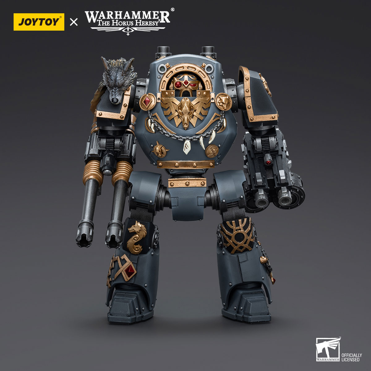 JOYTOY x WARHAMMER 30K Space Wolves Contemptor Dreadnought with Gravis ...
