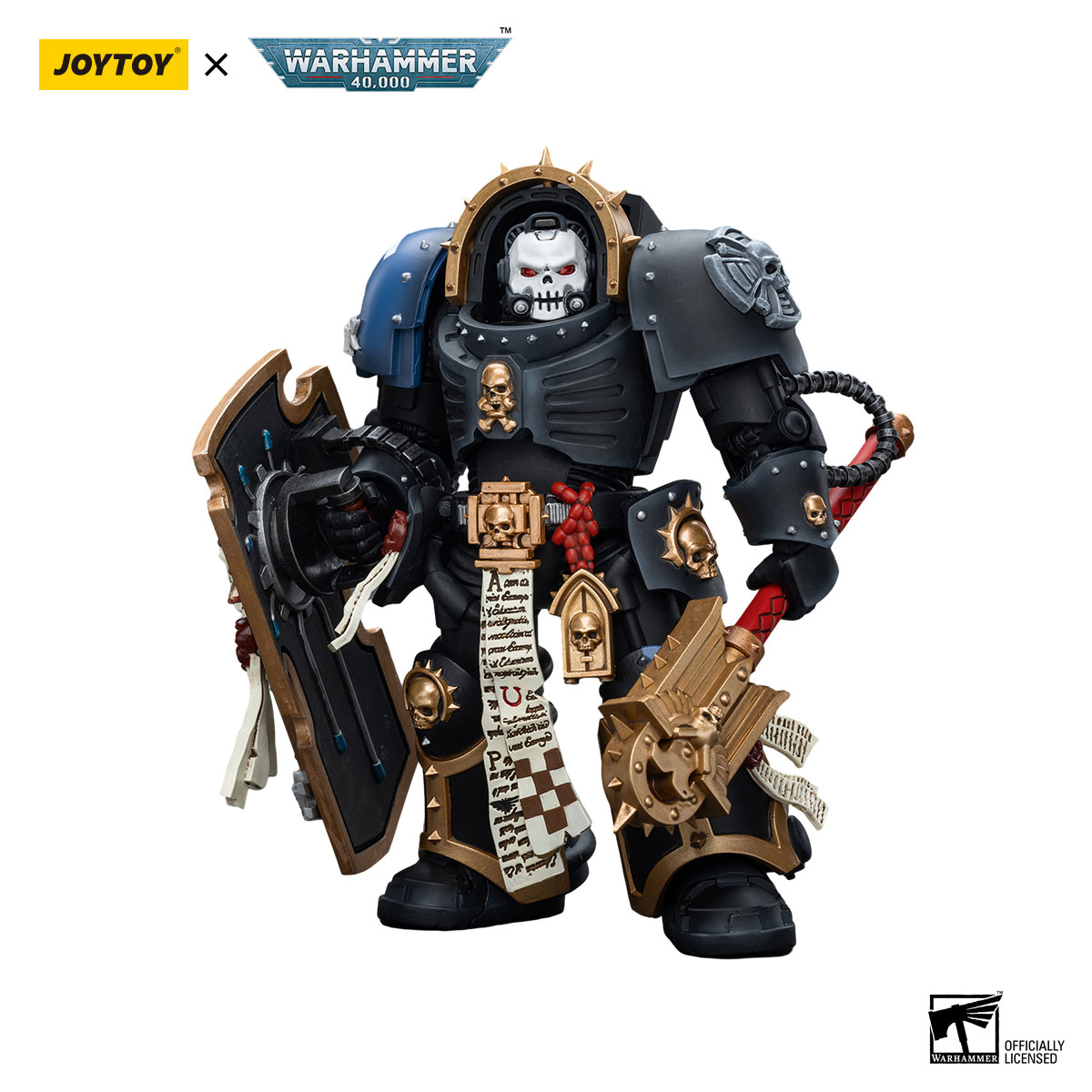 JOYTOY x WARHAMMER 40K Ultramarines Chaplain in Terminator Armour