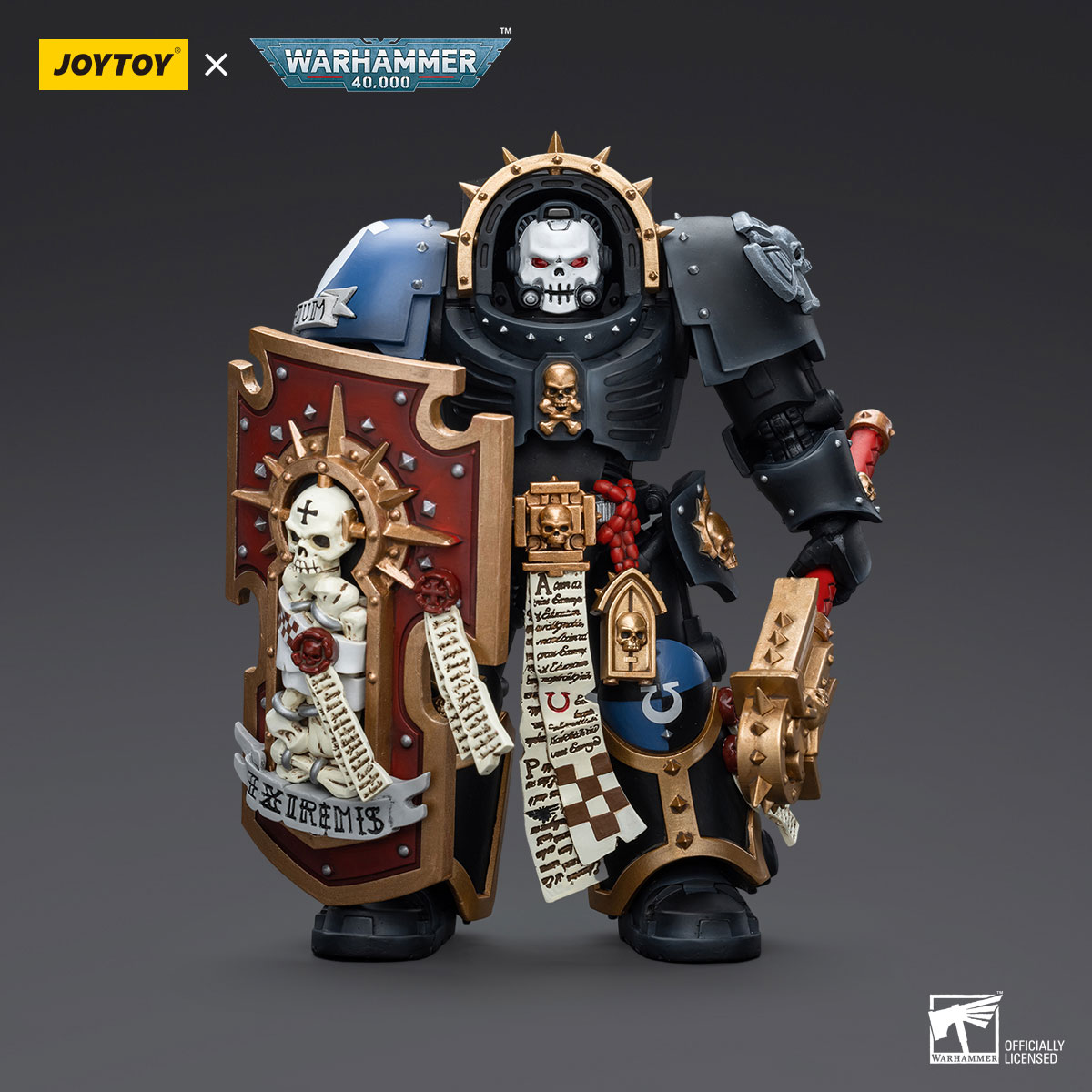 JOYTOY x WARHAMMER 40K Ultramarines Chaplain in Terminator Armour