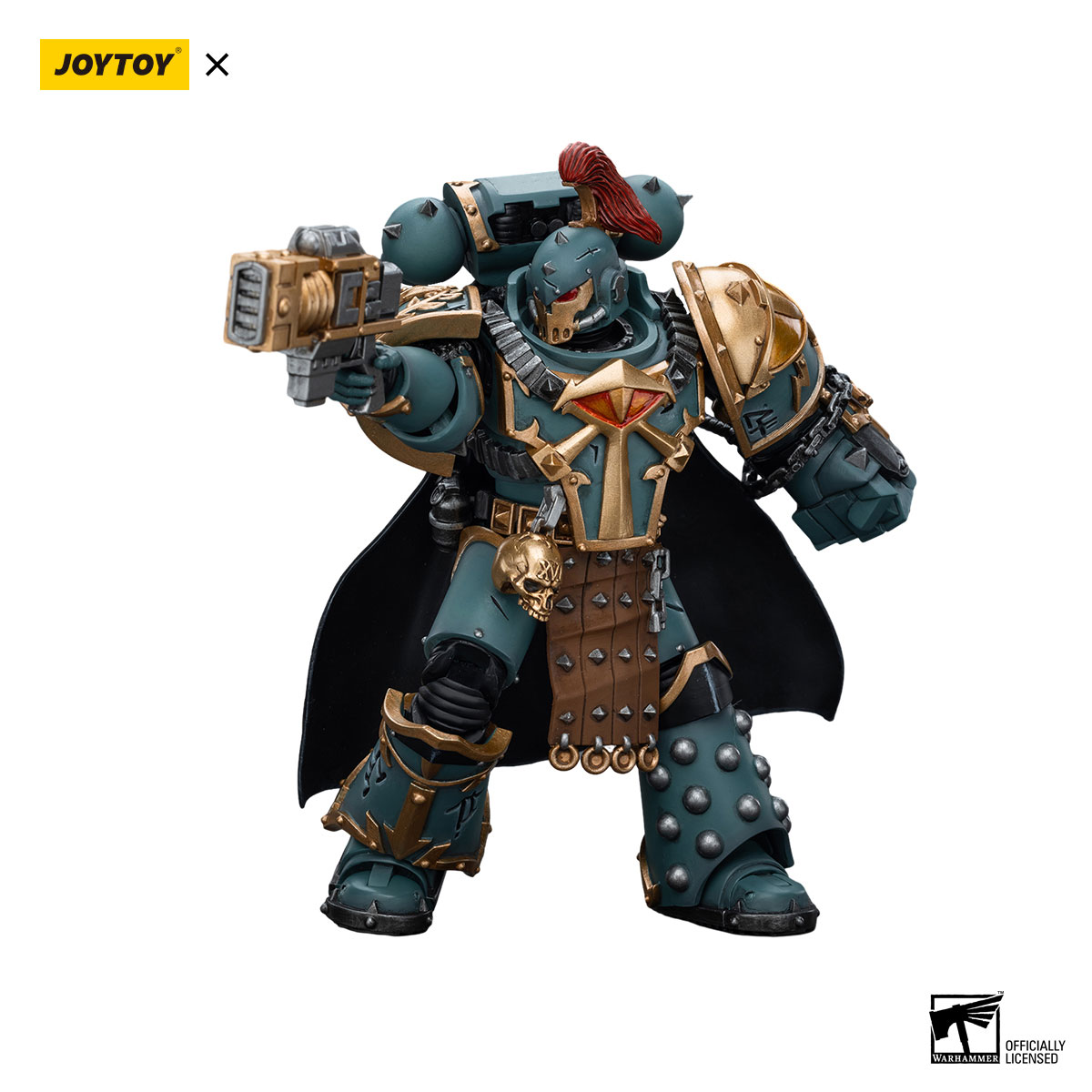 JOYTOY x WARHAMMER 30k Sons of Horus Legion Praetor with Power Fist