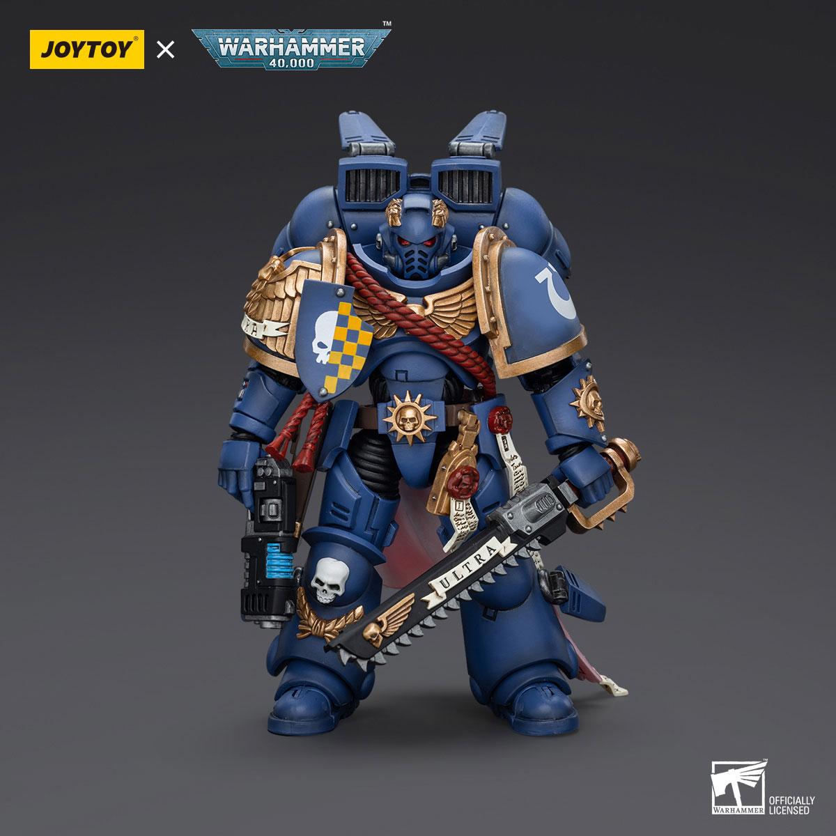 WARHAMMER 40K Ultramarines Captain with Jump Pack Action Figure