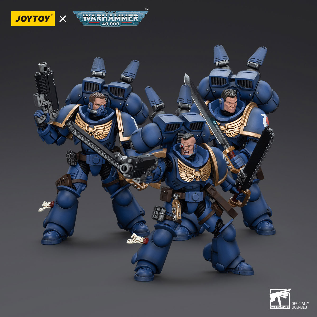 WARHAMMER 40K Ultramarines Jump Pack Intercessors Squad Figure