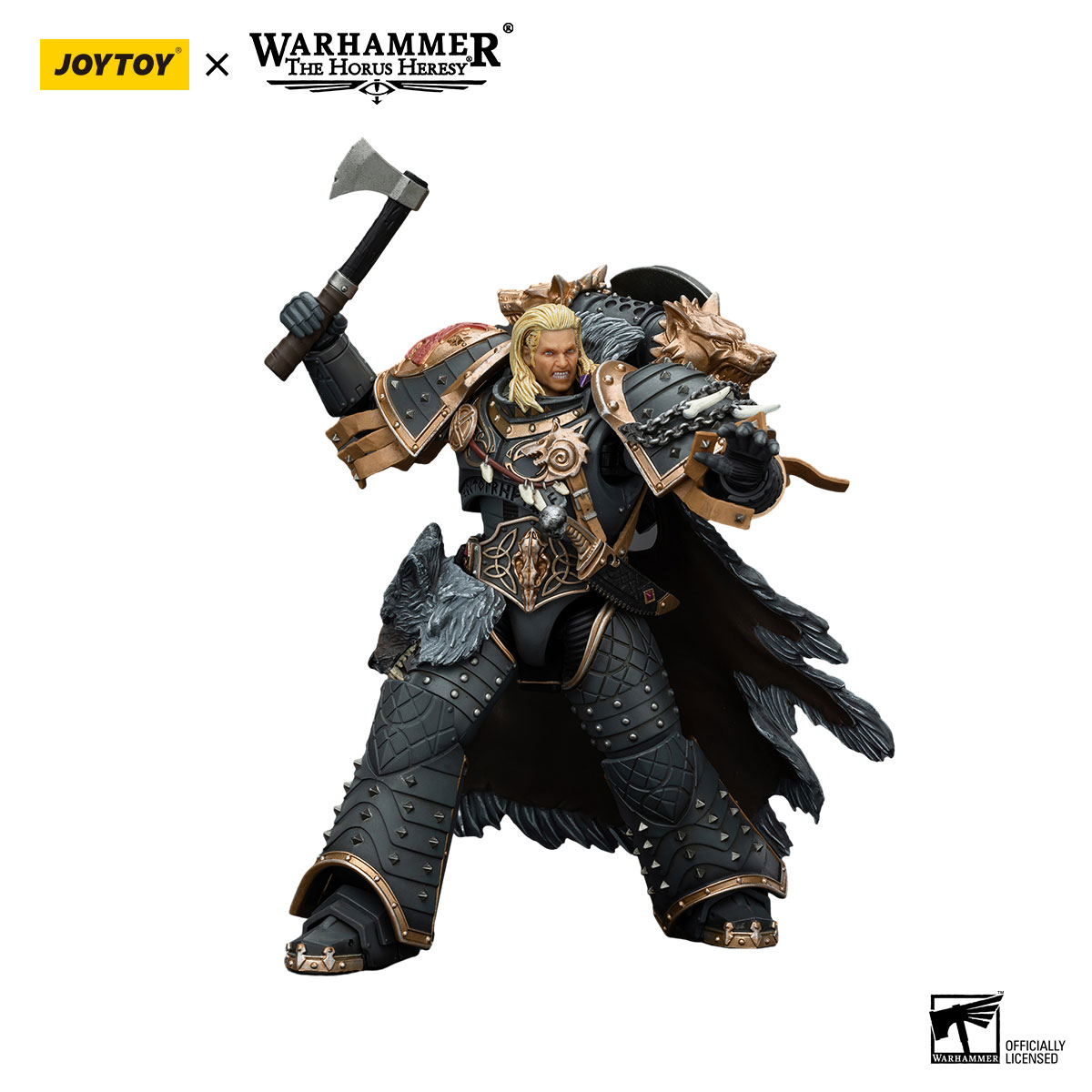 JOYTOY Warhammer The Horus Heresyf Space Wolves Leman Russ Primarch of ...