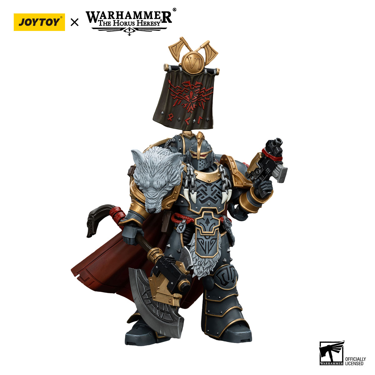 JOYTOY Warhammer The Horus Heresy Space Wolves Legion Praetor with ...