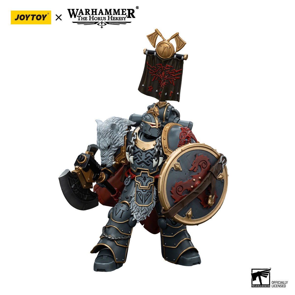 JOYTOY Warhammer The Horus Heresy Space Wolves Legion Praetor with ...
