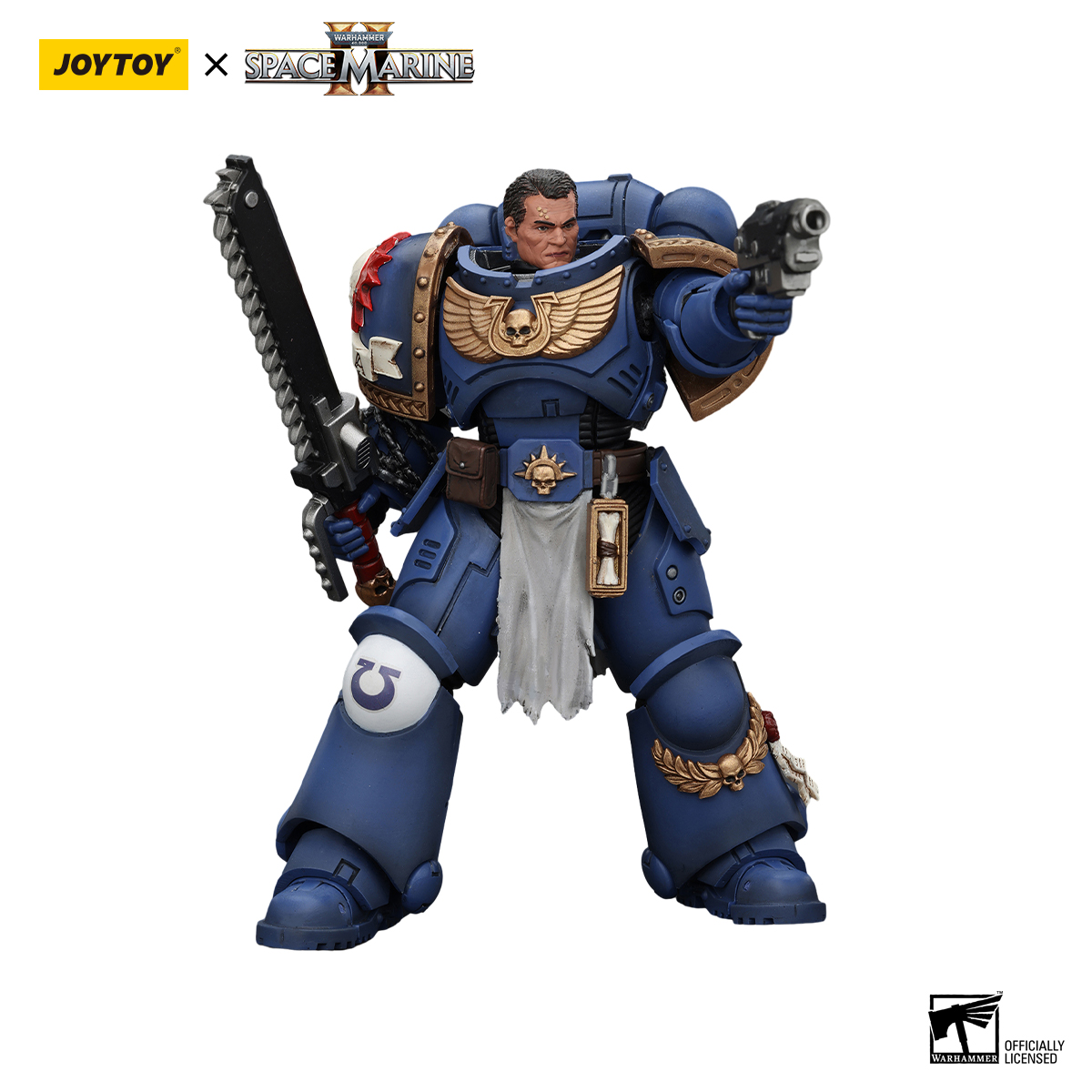 JOYTOY Ultramarines Lieutenant Titus Action Figure