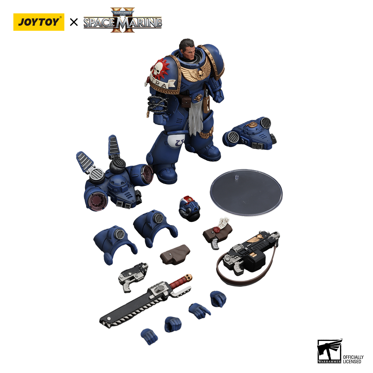 JOYTOY Ultramarines Lieutenant Titus Action Figure