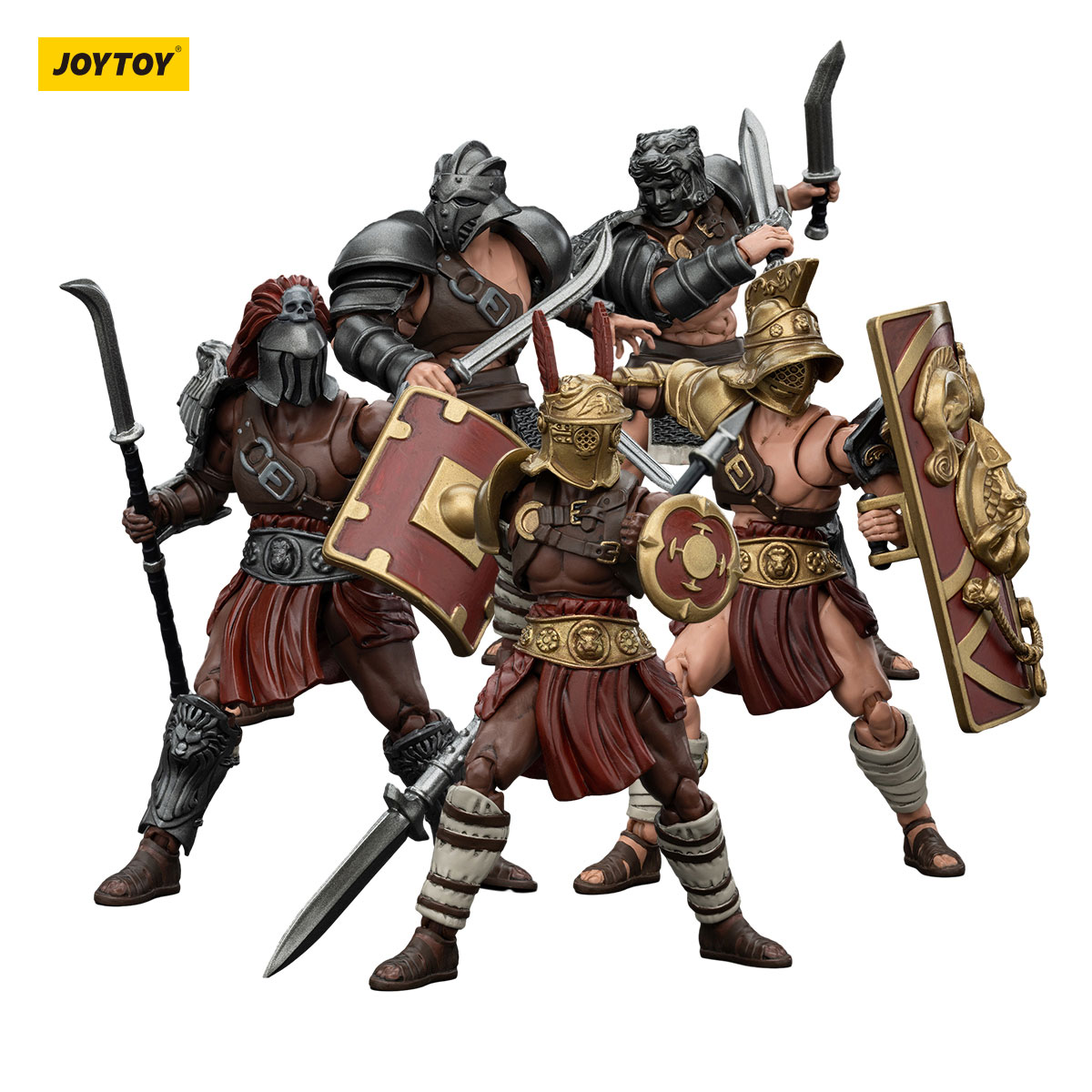 JOYTOY Roman Gladiator Set (5-Pack) | 1/18 Strife Series Figures