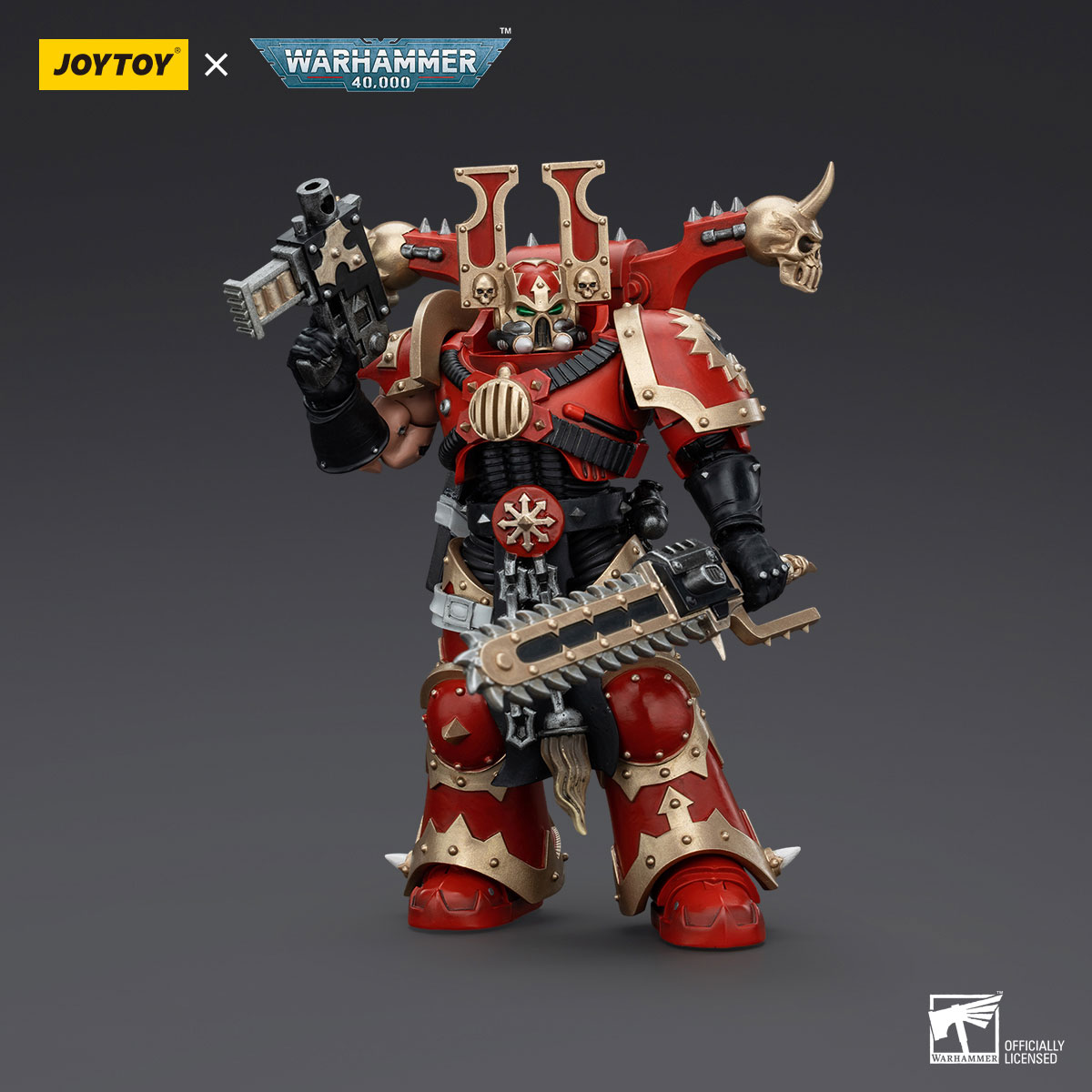 JOYTOY Warhammer World Eaters Khorne Berzerker Action Figures