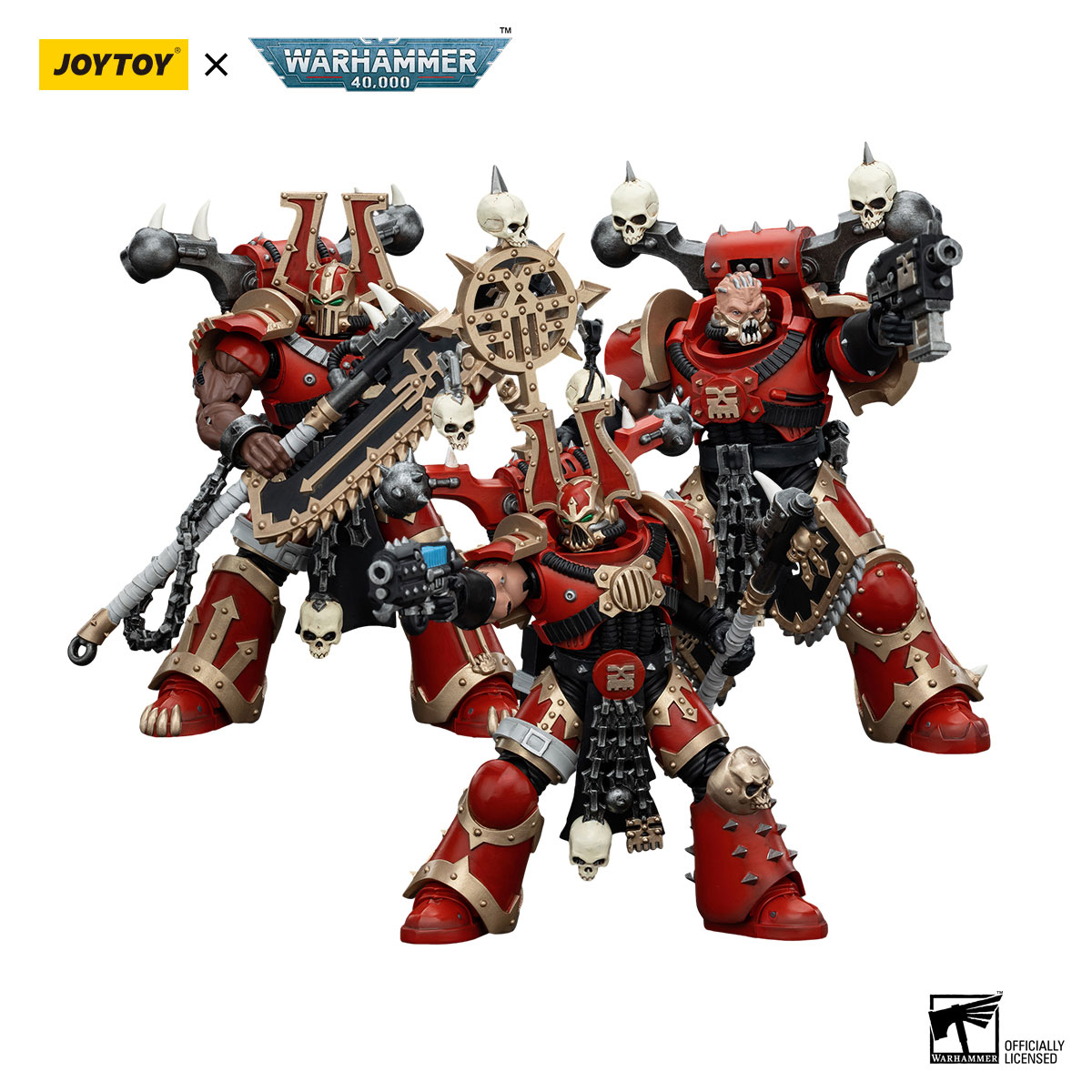 JOYTOY Warhammer World Eaters Khorne Berzerker Action Figures