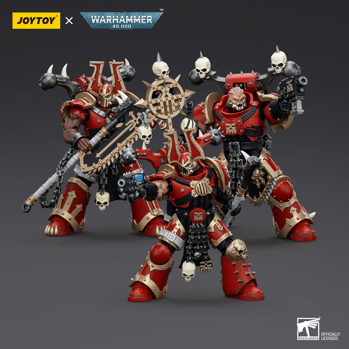 JOYTOY Warhammer World Eaters Khorne Berzerker Action Figures