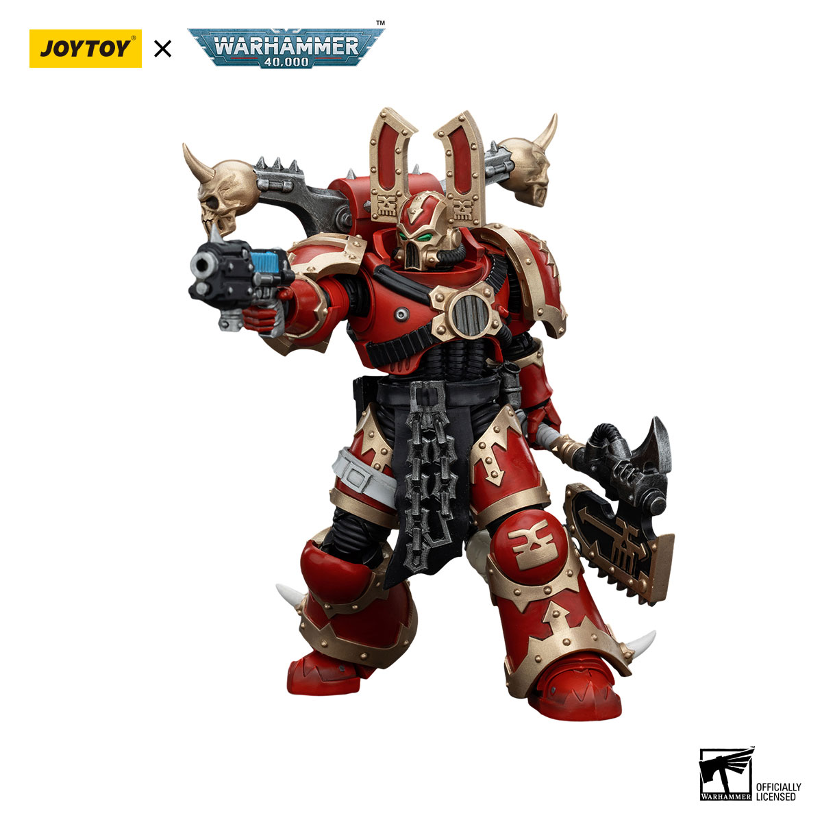 JOYTOY Warhammer World Eaters Khorne Berzerker Action Figures