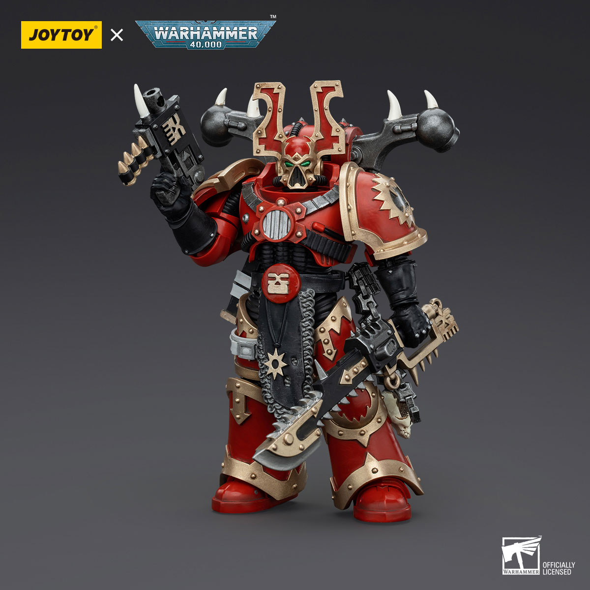 JOYTOY Warhammer World Eaters Khorne Berzerker Action Figures