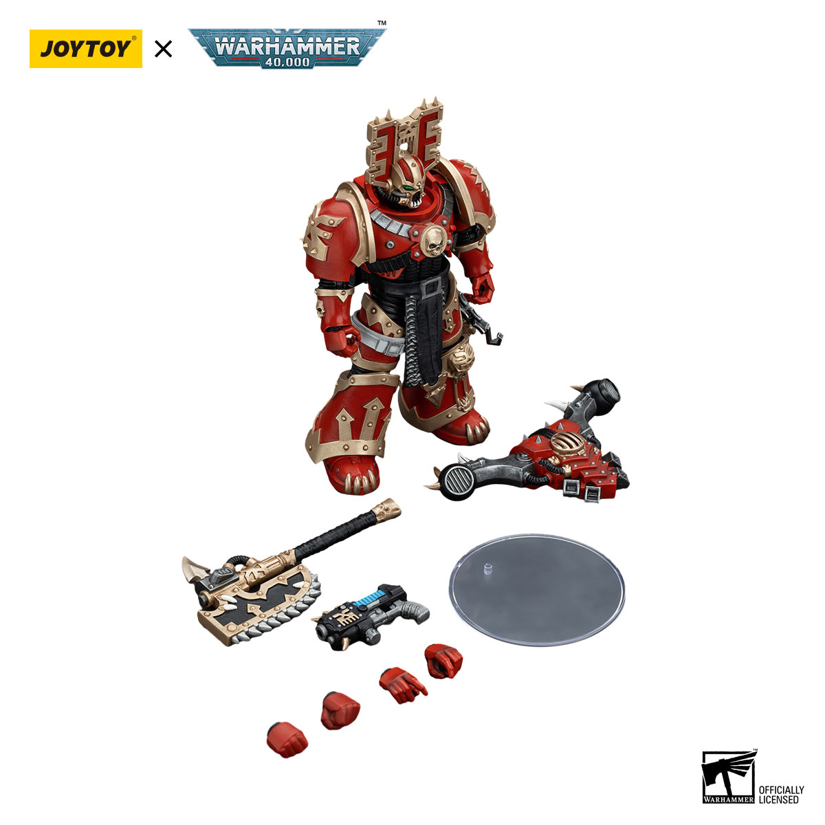 JOYTOY Warhammer World Eaters Khorne Berzerker Action Figures