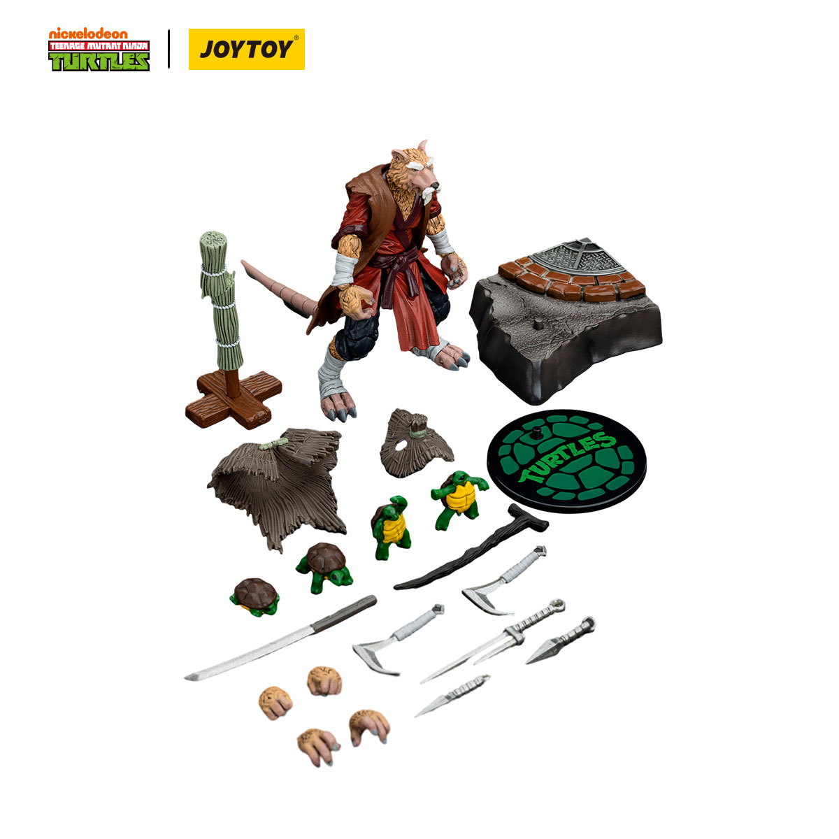 JOYTOY TMNT Splinter Aciton Figure
