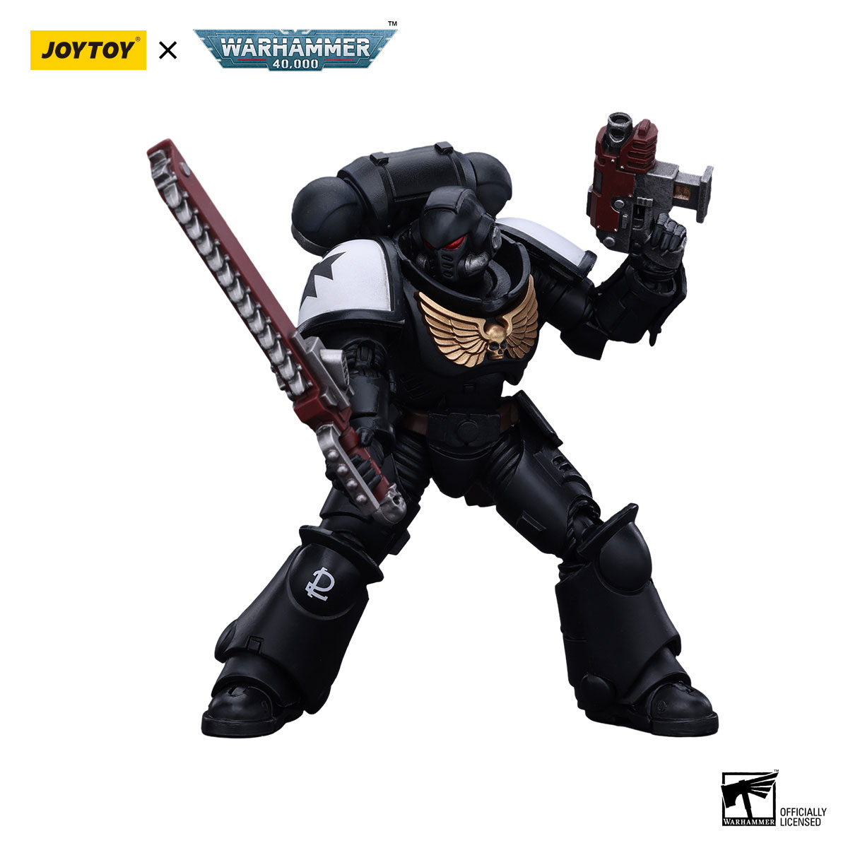 JOYTOY Black Templars Outriders Brother Valtus Action Figure