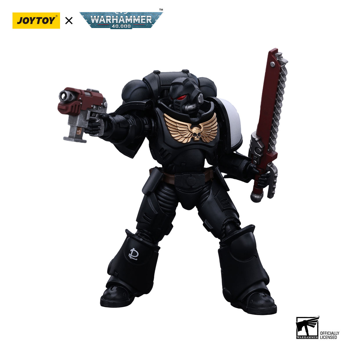 JOYTOY Black Templars Outriders Brother Valtus Action Figure