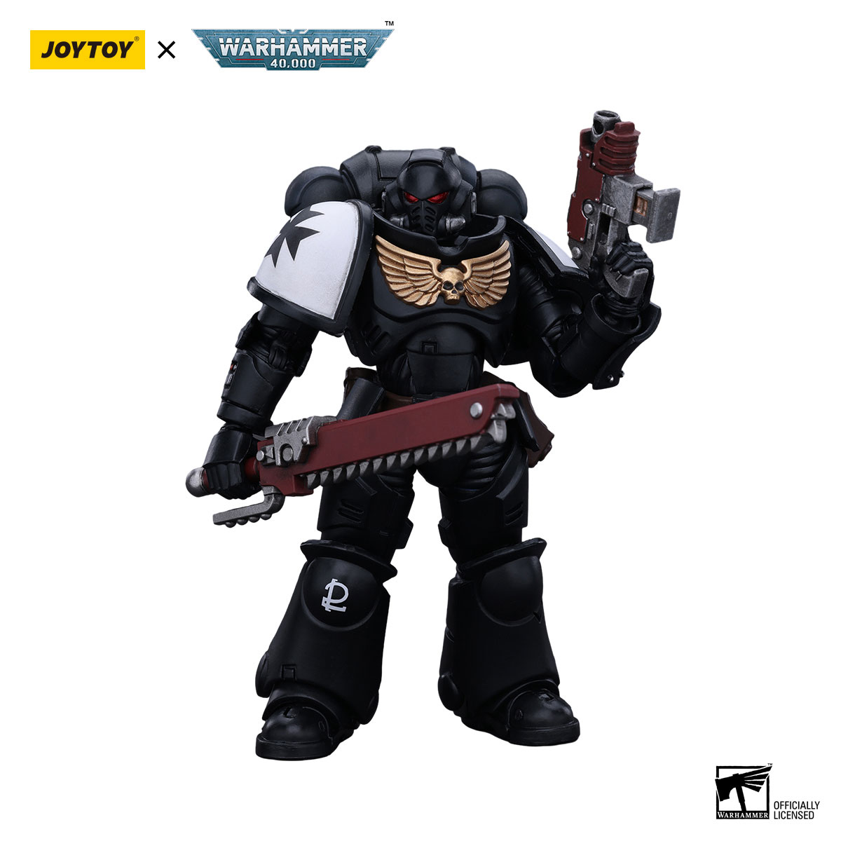 JOYTOY Black Templars Outriders Brother Valtus Action Figure