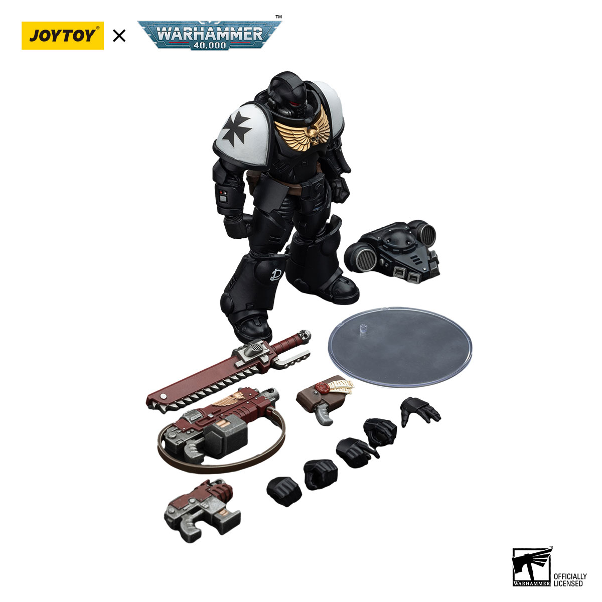 JOYTOY Black Templars Outriders Brother Valtus Action Figure