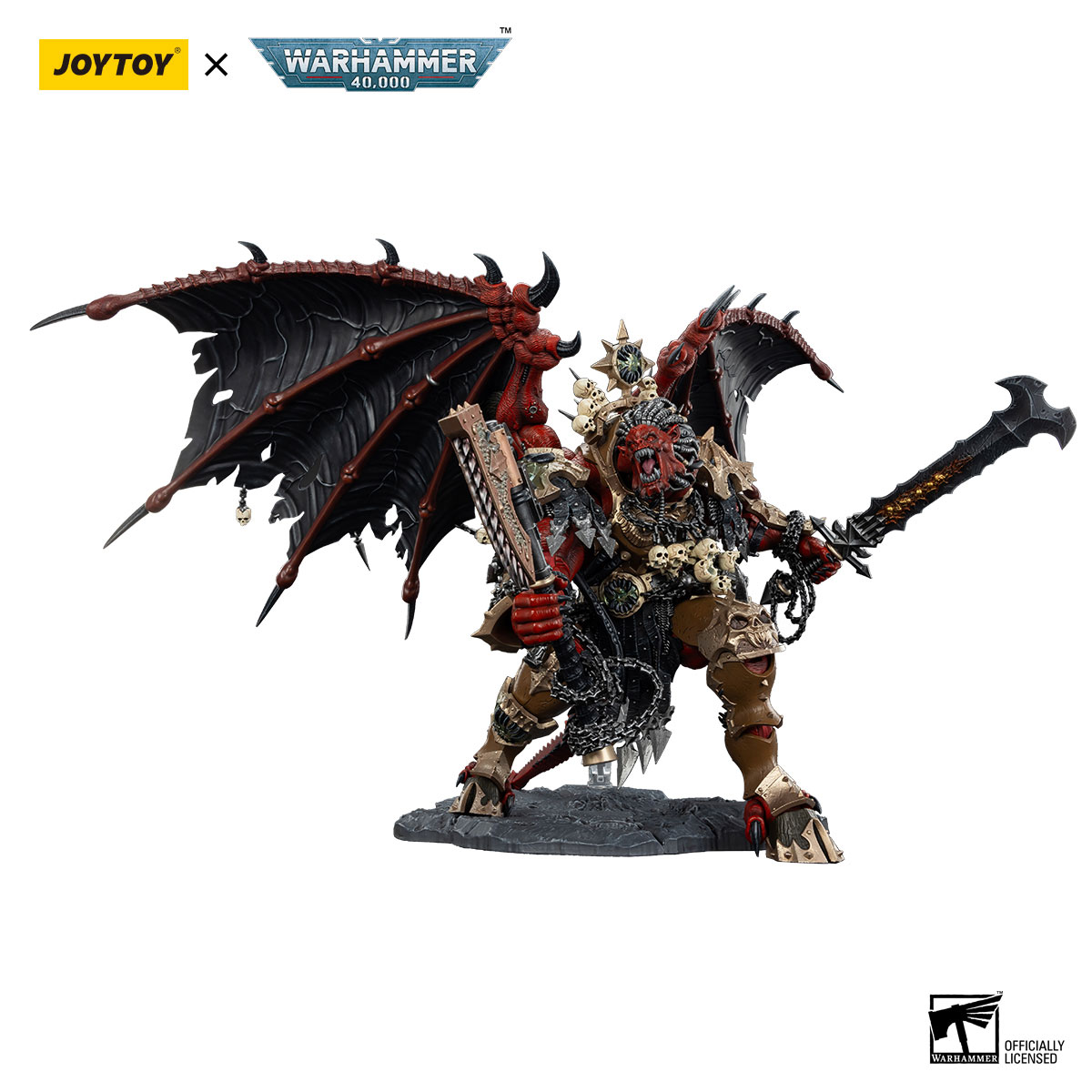 JOYTOY Warhammer World Eaters Angron Daemon Primarch of Khorne Action ...