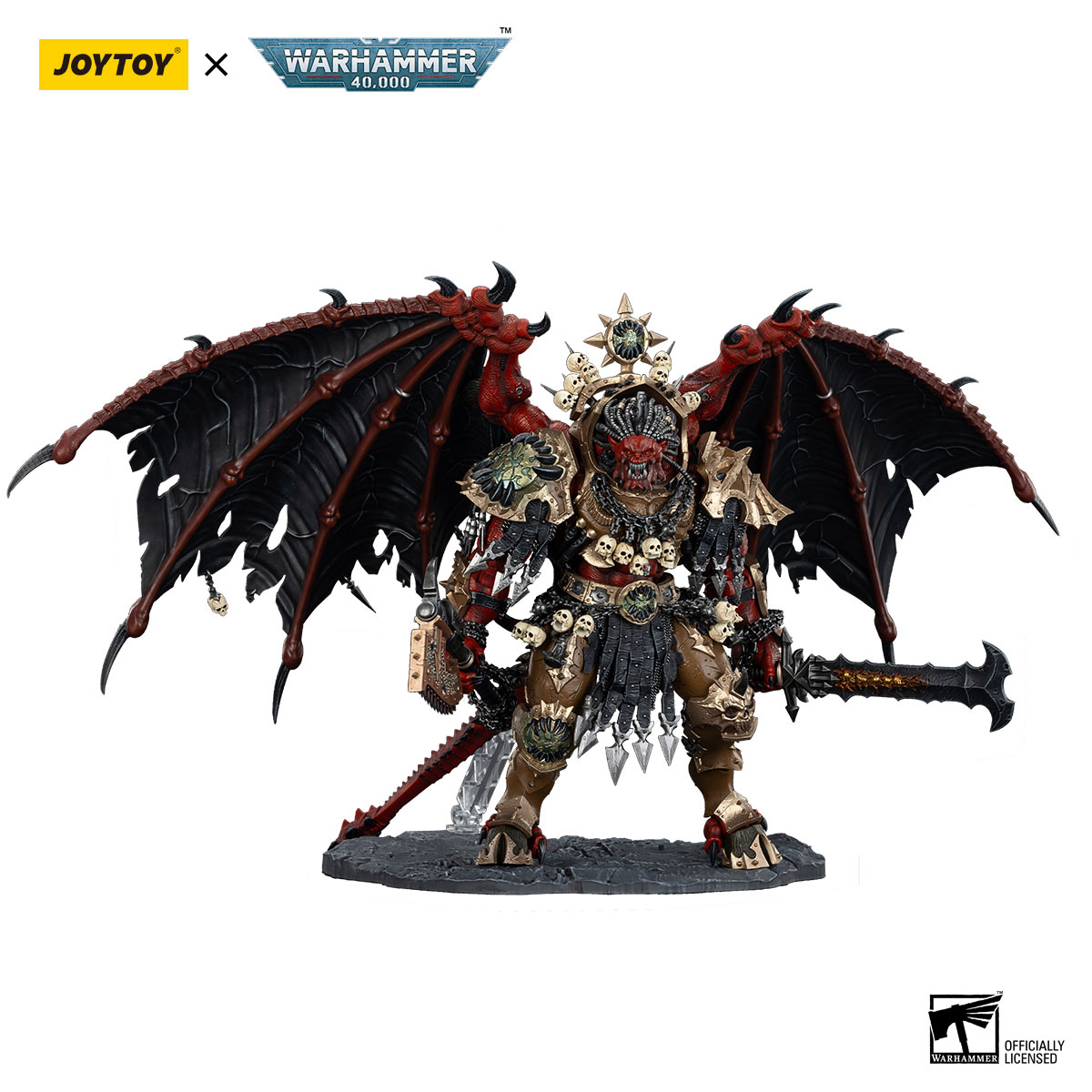 JOYTOY World Eaters Angron Daemon Primarch of Khorne Action Figure
