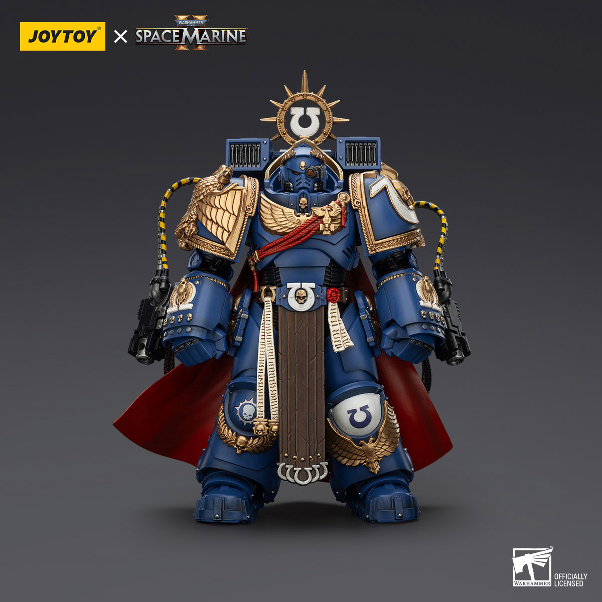 JOYTOY Warhammer Ultramarines Marneus Calgar, Chapter Master with MkX ...