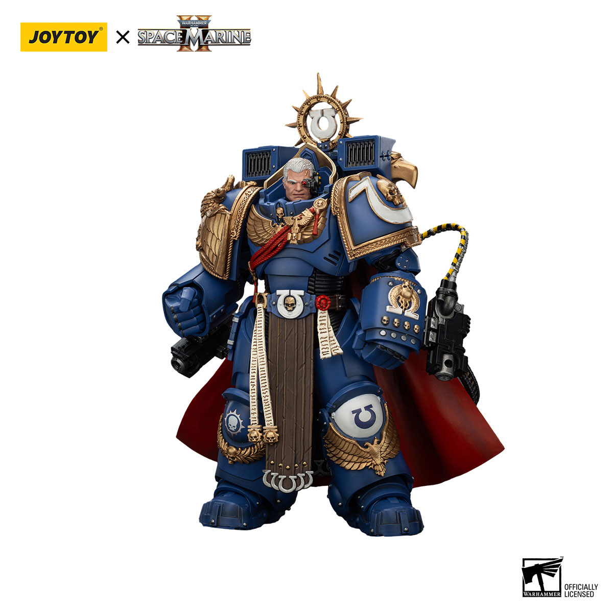 Ultramarines Marneus Calgar, Chapter Master with MkX Gravis Armour and ...