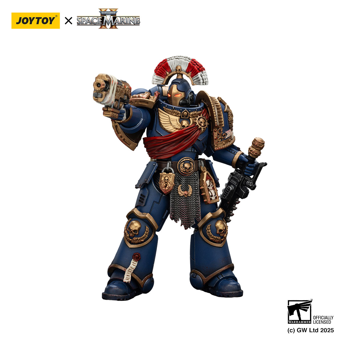 JOYTOY Warhammer Ultramarines Relic Secundus Armour with Artificer Bolt ...